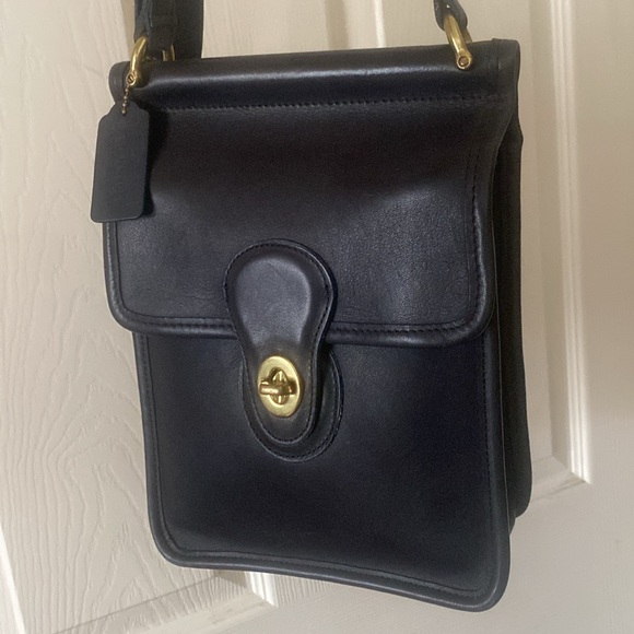 Coach | Bags | Vintage Coach Murphy Black Leather | Poshmark